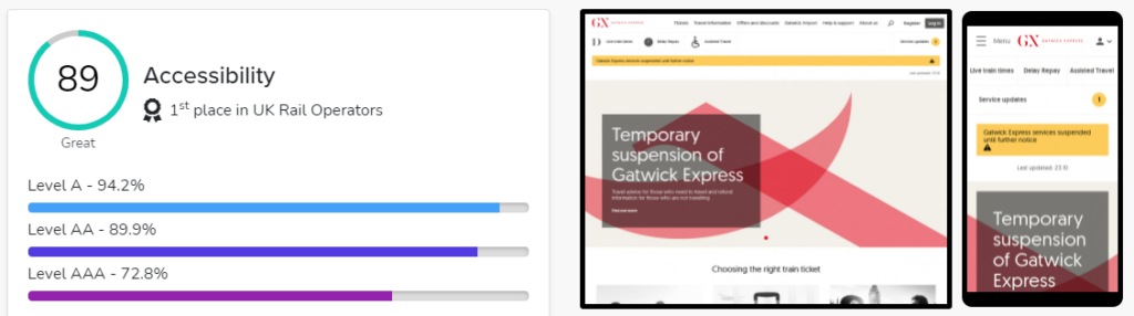 Good examples of private sector website accessibility - Silktide