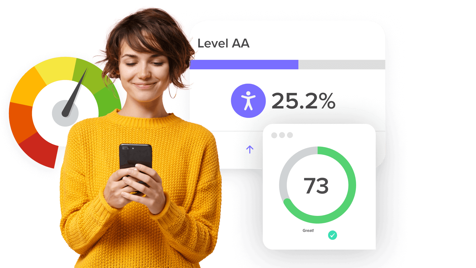 Web accessibility testing. Become WCAG and ADA compliant - Silktide