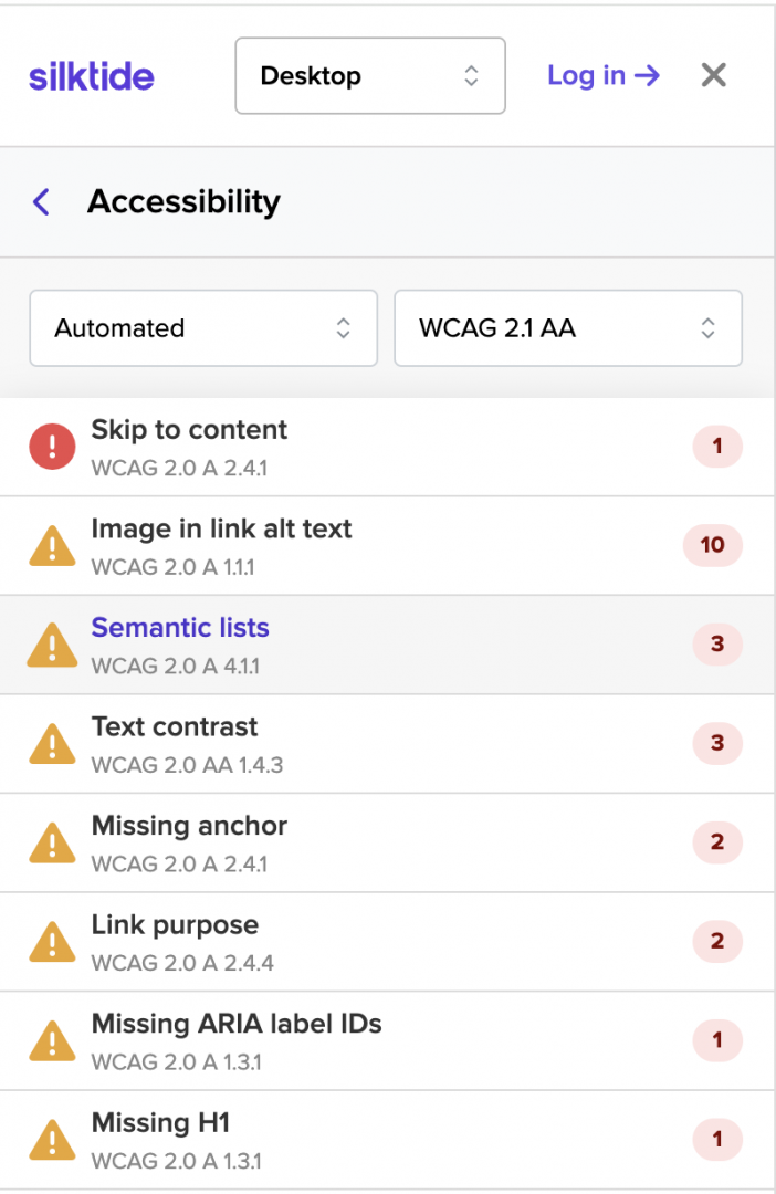 How to check your web accessibility - for free - Silktide