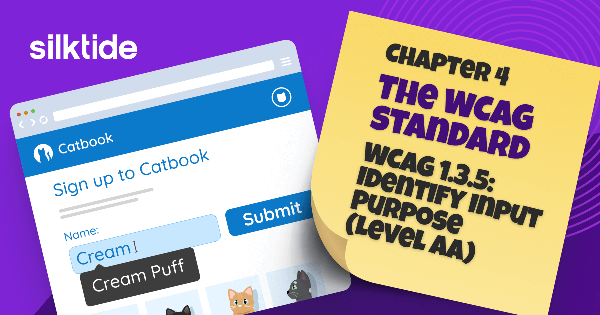 WCAG 1.3.5: Identify Input Purpose (Level AA) - Silktide