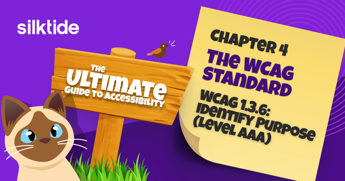 WCAG 1.3.6: Identify Purpose (Level AAA) - Silktide