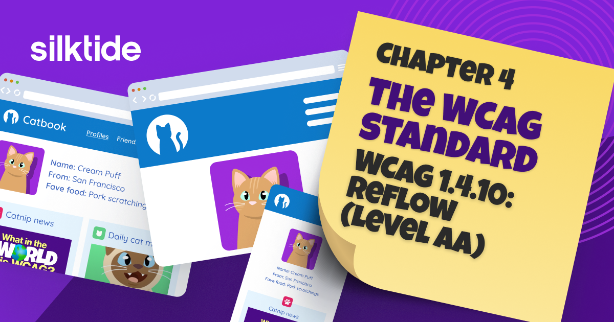 WCAG 1.4.10: Reflow (Level AA) - Silktide