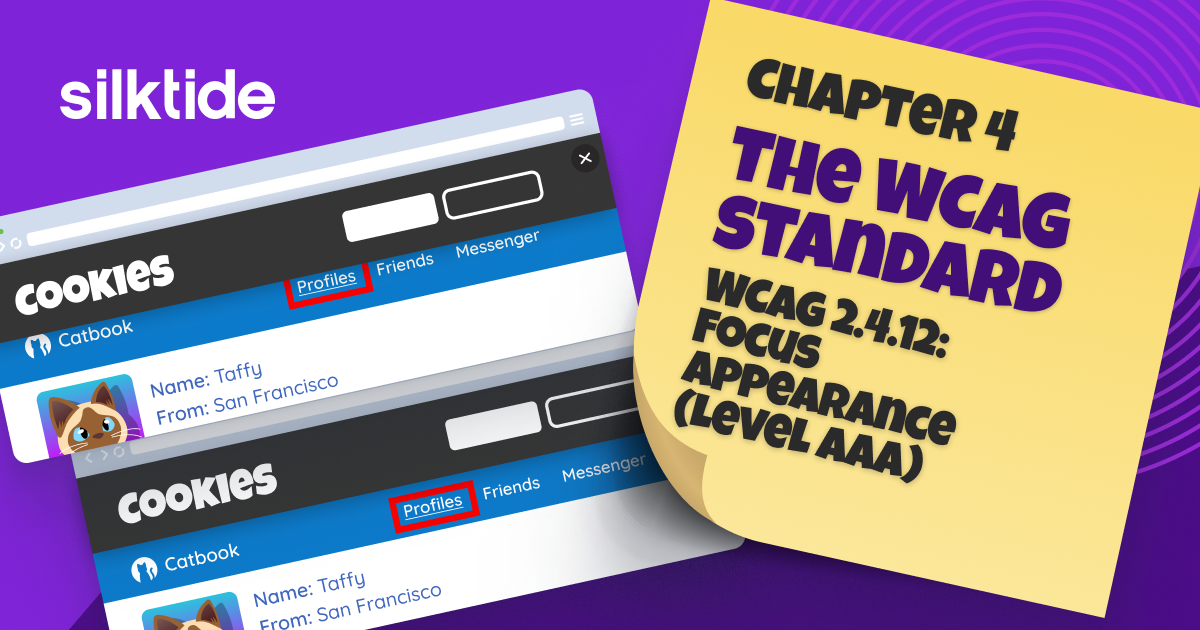 WCAG 2.4.12: Focus not obscured (Enhanced) (Level AAA) - Silktide