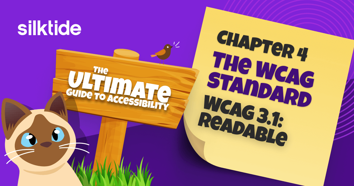 WCAG 3.1: Readable - Silktide