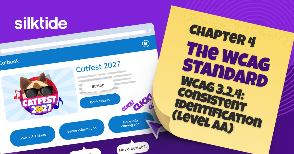 WCAG 3.2.4: Consistent Identification (Level AA) - Silktide