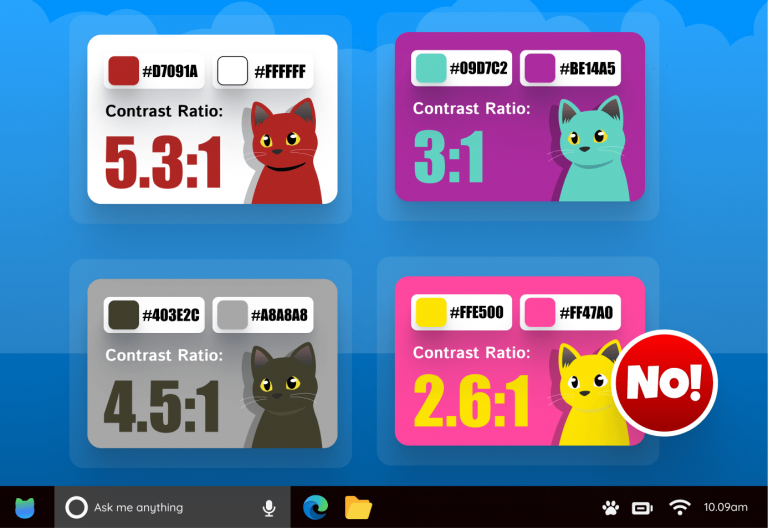 WCAG 1.4.3: Contrast (Minimum) (Level AA) - Silktide