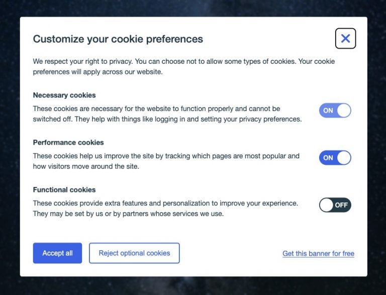 Why You Need A Free Consent V2 Cookie Banner - Silktide