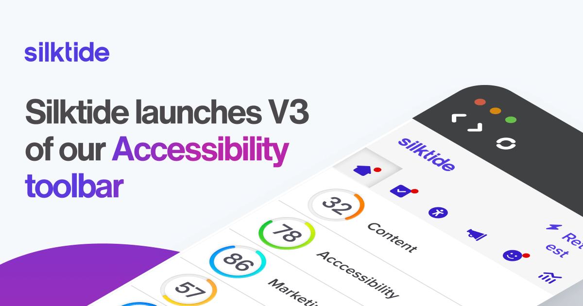 Silktide launches V3 of our Accessibility toolbar - Silktide